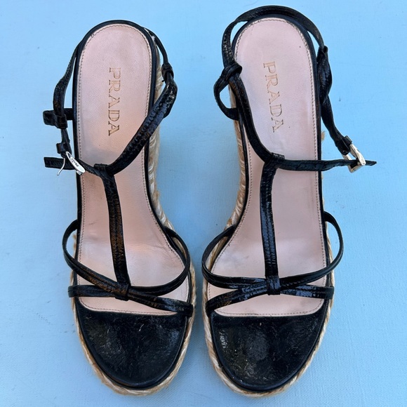 Prada | Shoes | Prada Wedges | Poshmark